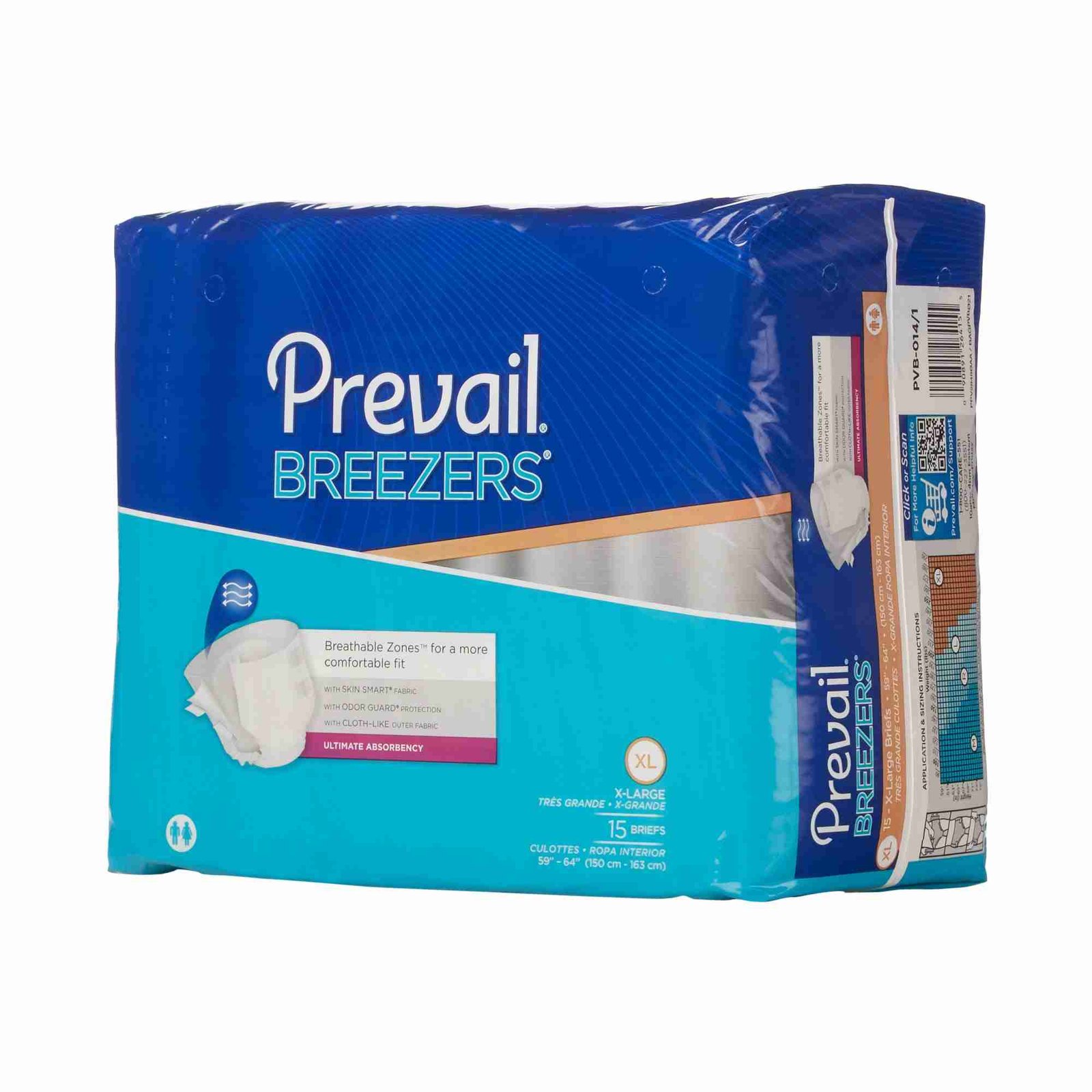 Prevail® Breezers® Ultimate Incontinence Brief, Extra Large - Jeritek LLC