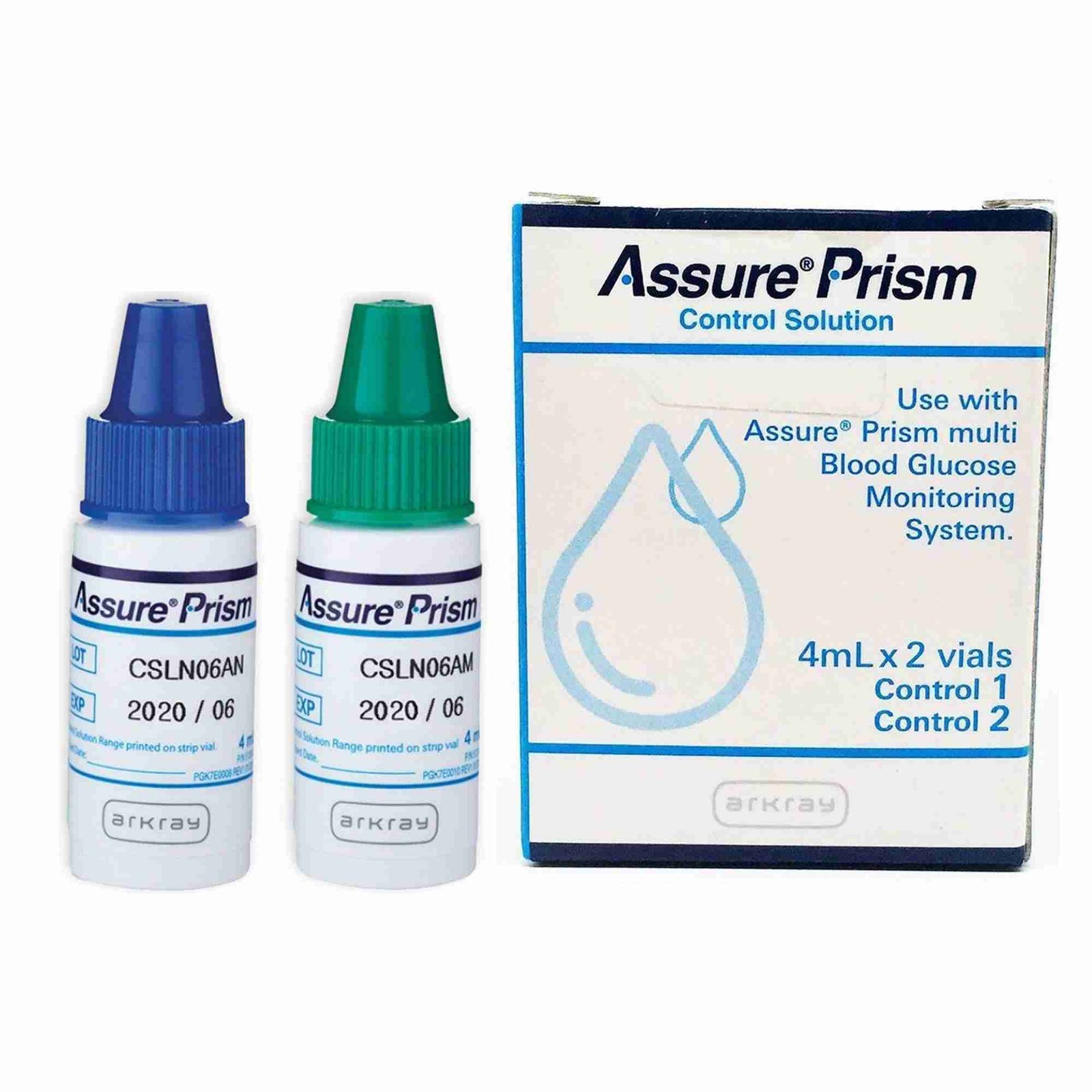 Assure Prism Control Blood Glucose Test, 2 Levels - Jeritek LLC