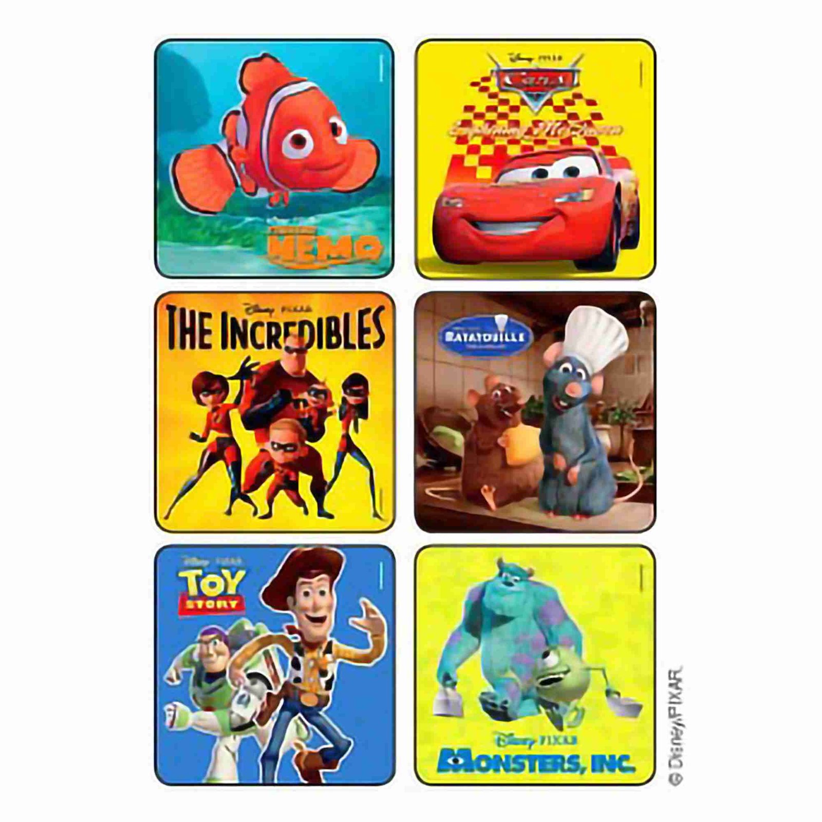 Medibadge® Disney® Pixar Stickers - Jeritek LLC