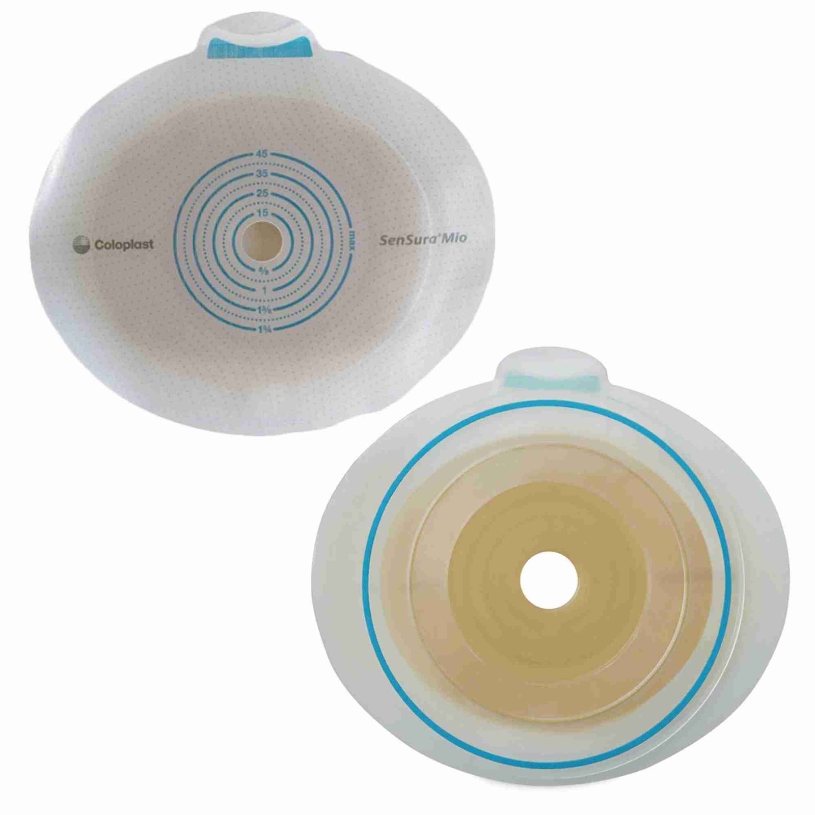 SenSura® Mio Click Ostomy Barrier, 1 Inch Stoma Opening - Jeritek LLC