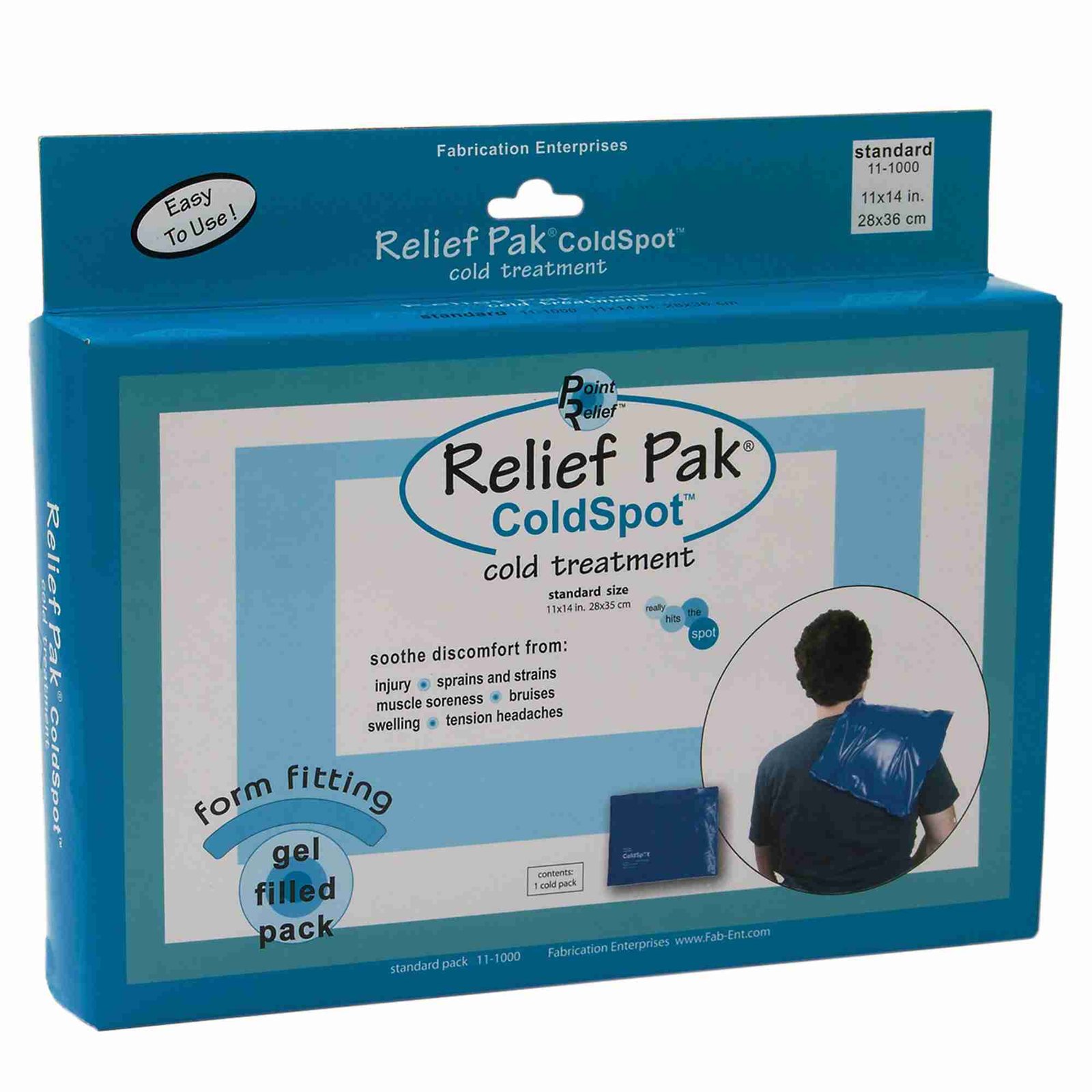 Relief Pak® ColdSpot™ Blue Vinyl Pack, 11 x 14 Inch - Jeritek LLC